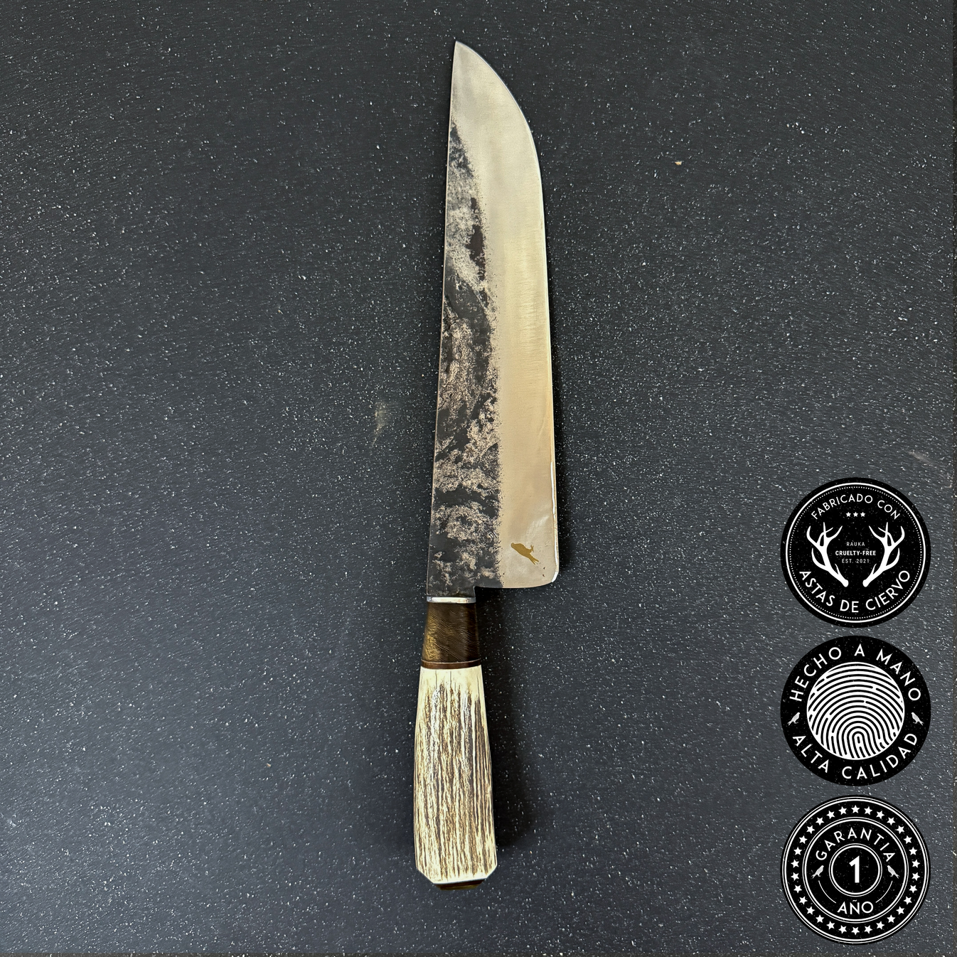 Cuchillo Parrillero Artesanal 40cm "Ciprés" | Rauka