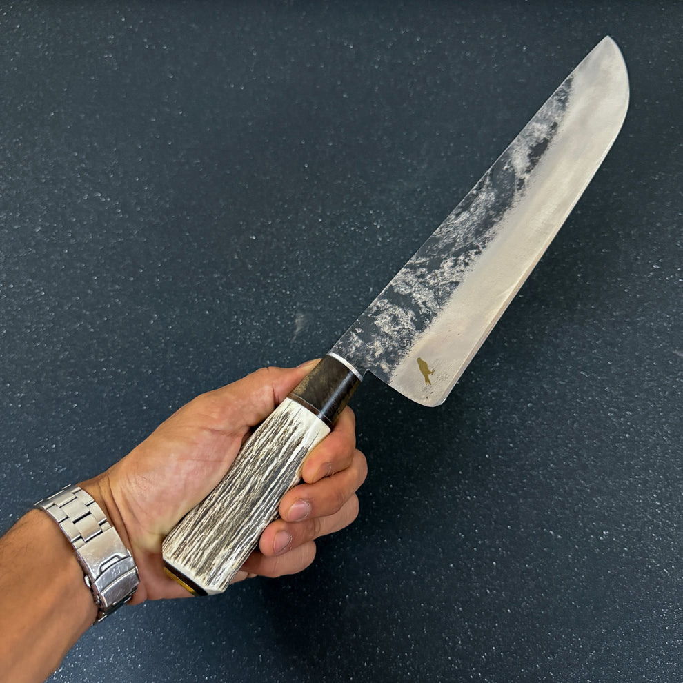 Cuchillo Parrillero Artesanal 40cm "Ciprés" | Rauka